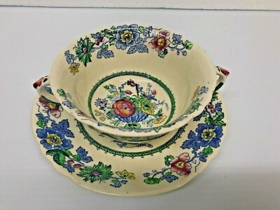 2 pieces Mason’s Ironstone China Strathmore made In England dinner soup ...