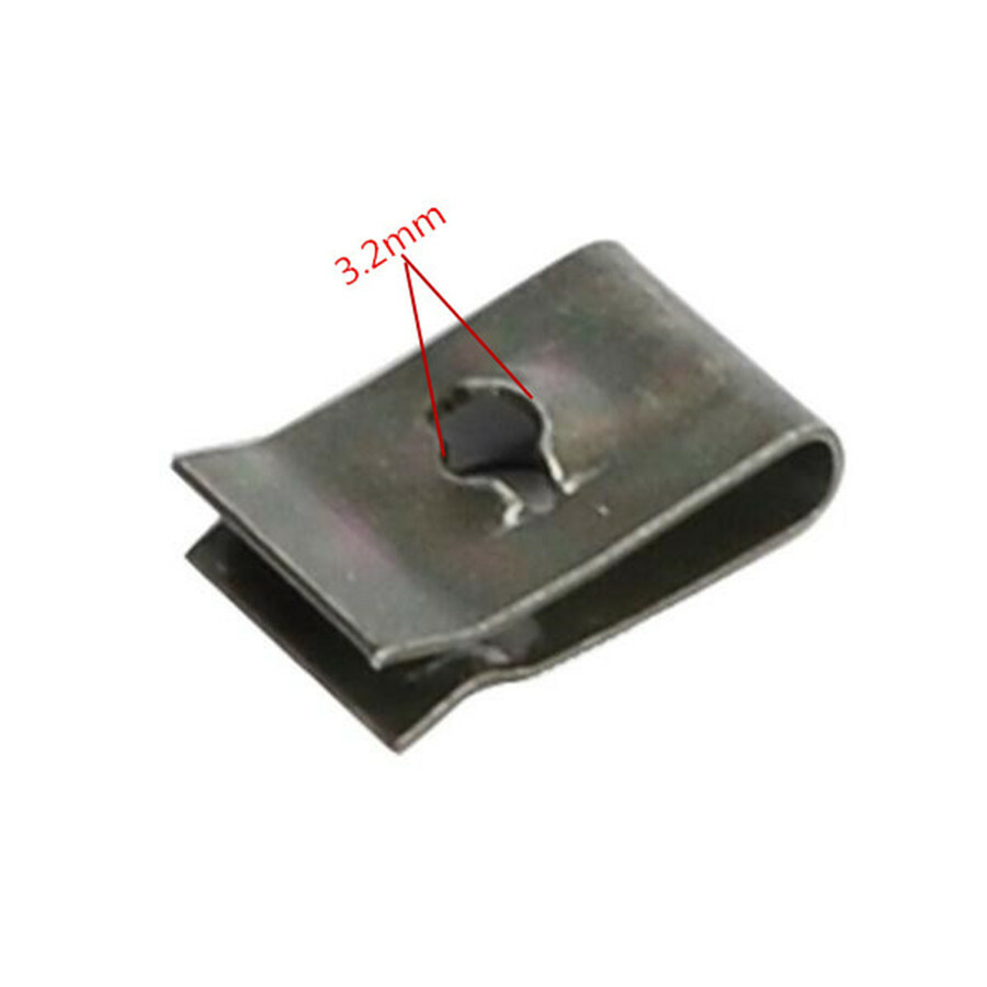 30 Pcs 3 Kinds U-Type Metal Clips Kit for Car Door Panel Roof Lining ...