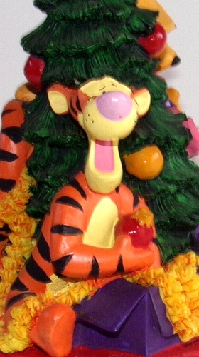 Disney Winnie the Pooh Trimming the Tree Tigger Piglet Candle Topper ...