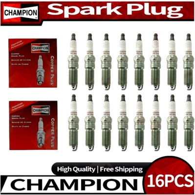 16 CHAMPION Spark Plugs 5.7L RE14MCC4 2003-2008 FOR Chrysler Jeep RAM ...