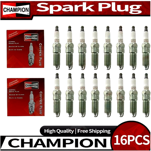 16 CHAMPION Spark Plugs 5.7L RE14MCC4 2003-2008 FOR Chrysler Jeep RAM ...
