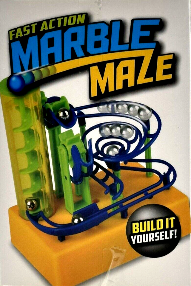 MINI 4" Marble Run Maze STEM Construction Set Building (Worlds Smallest ...