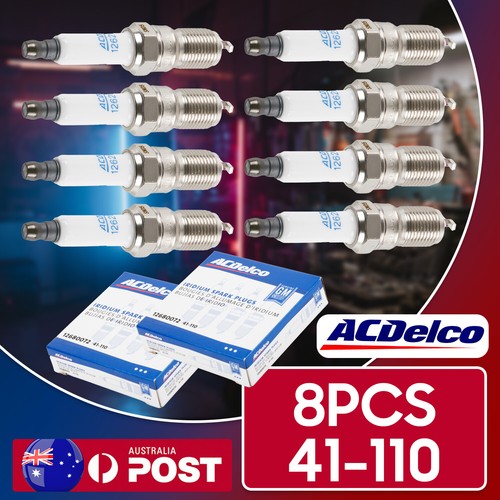 8Pcs ACDelco Spark Plug for Buick Cadillac Chevrolet Camaro Caprice GMC ...