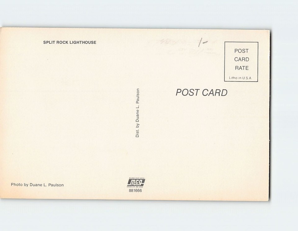 Postcard Split Rock Lighthouse Two Harbors Minnesota USA | eBay