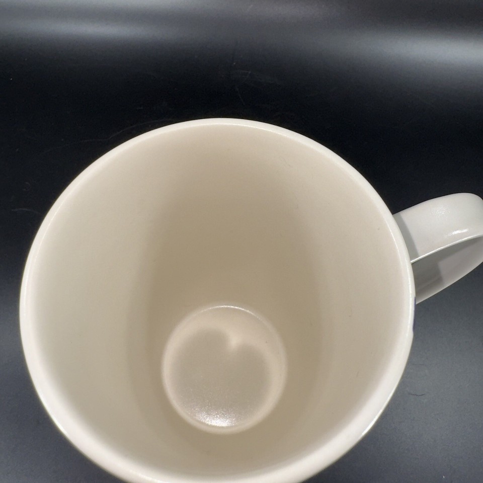 Crafted by Wainwright Pompeii White Blue Gold Tall Coffee Mug Cup ...