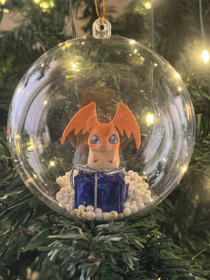 Digimon Ornament Snow Globe Patamon | Christmas Gift | Nerdy Gamer ...