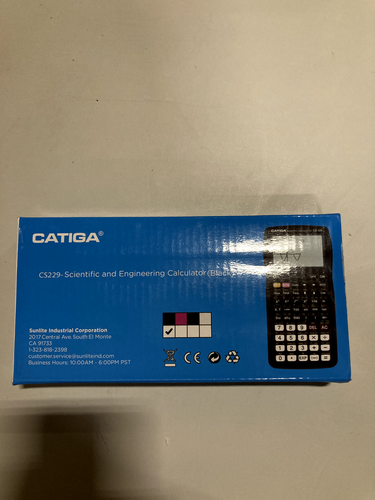 Catiga Scientific / Engineering Calculator w/Graphic Functions (Black ...