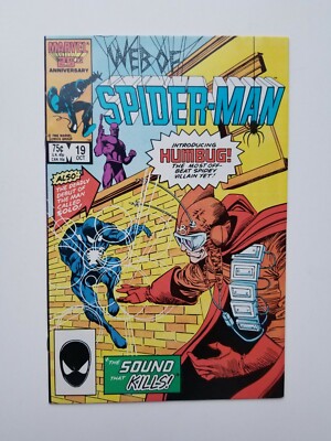 Web of Spider-Man #19 Marvel 1986 KEY 1st Solo | 1st Humbug huge SPEC ...