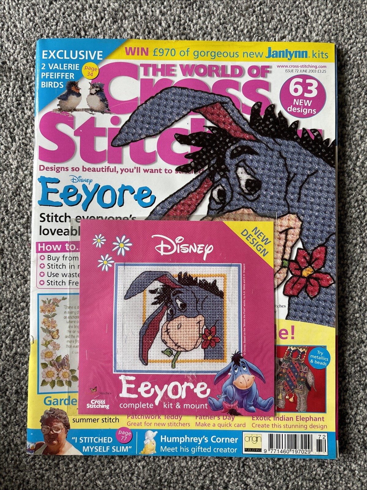 The World of Cross Stitching Magazine, Issue 72, June 2003 Includes ...