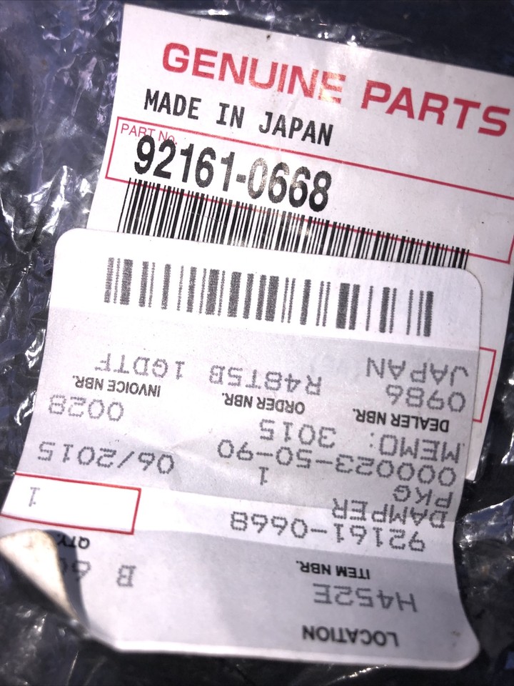 OEM Kawasaki Damper 92161-0668 Vulcan Voyager Nomad Vaquero VN1700 2009 ...