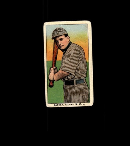 1909-11 Obak T212 Set-Break Bassey (Tacoma) LOW GRADE (crease) *GMCARDS ...