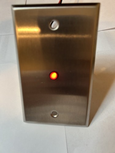 Alarm Controls RP-2B Remote Annunciator Plate (single gang/ stainless ...