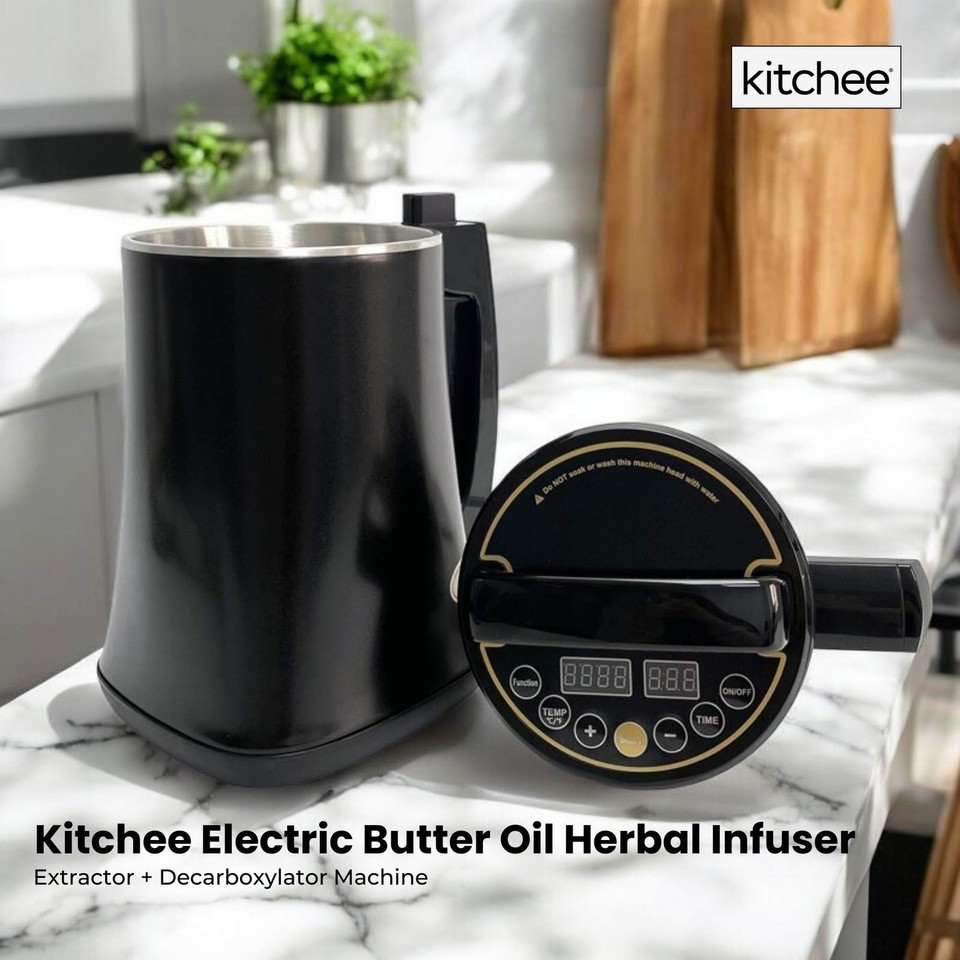 Kitchee Electric Butter Oil Herbal Infuser & Extractor + Decarboxylator ...