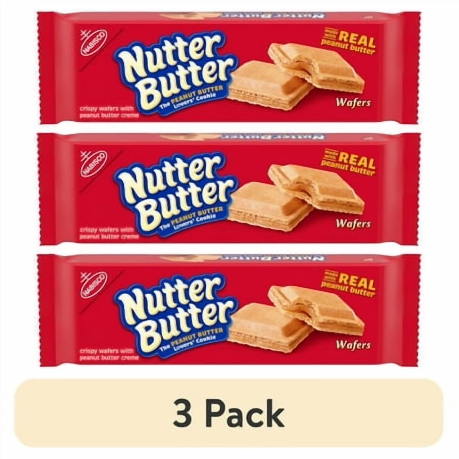 3 Pack Nutter Butter Peanut Butter Cookies | eBay
