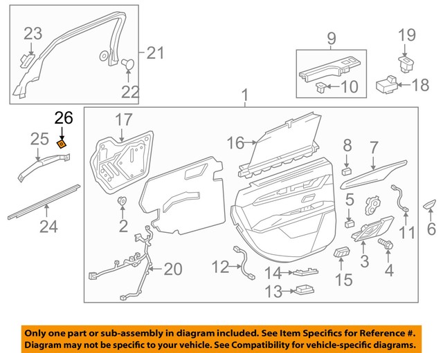 Genuine GM Door Trim Panel Retainer Nut 11546868 for sale online | eBay