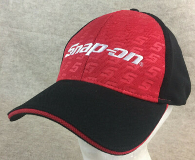 Snap On Hat Red Black | eBay