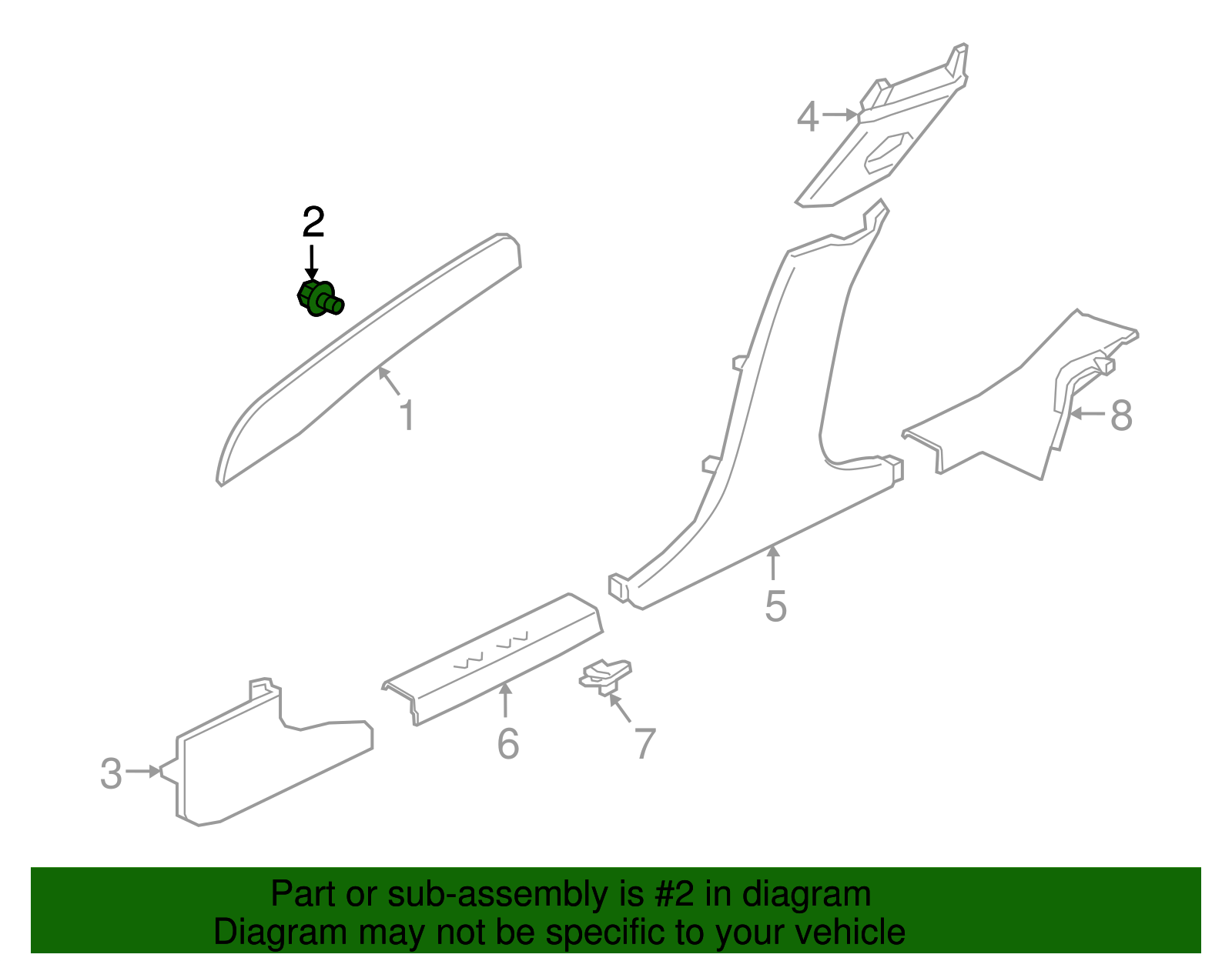 Jaguar+OEM+17-18+XE+Interior-roof-headliner+Front+Clip+T4N6065 for sale ...