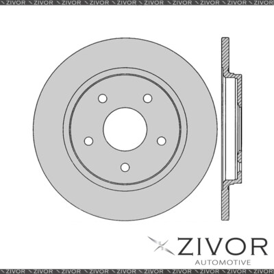 New PROTEX Rotor - Rear For DODGE JOURNEY JC 4D SUV FWD 2008 - 2016 # ...