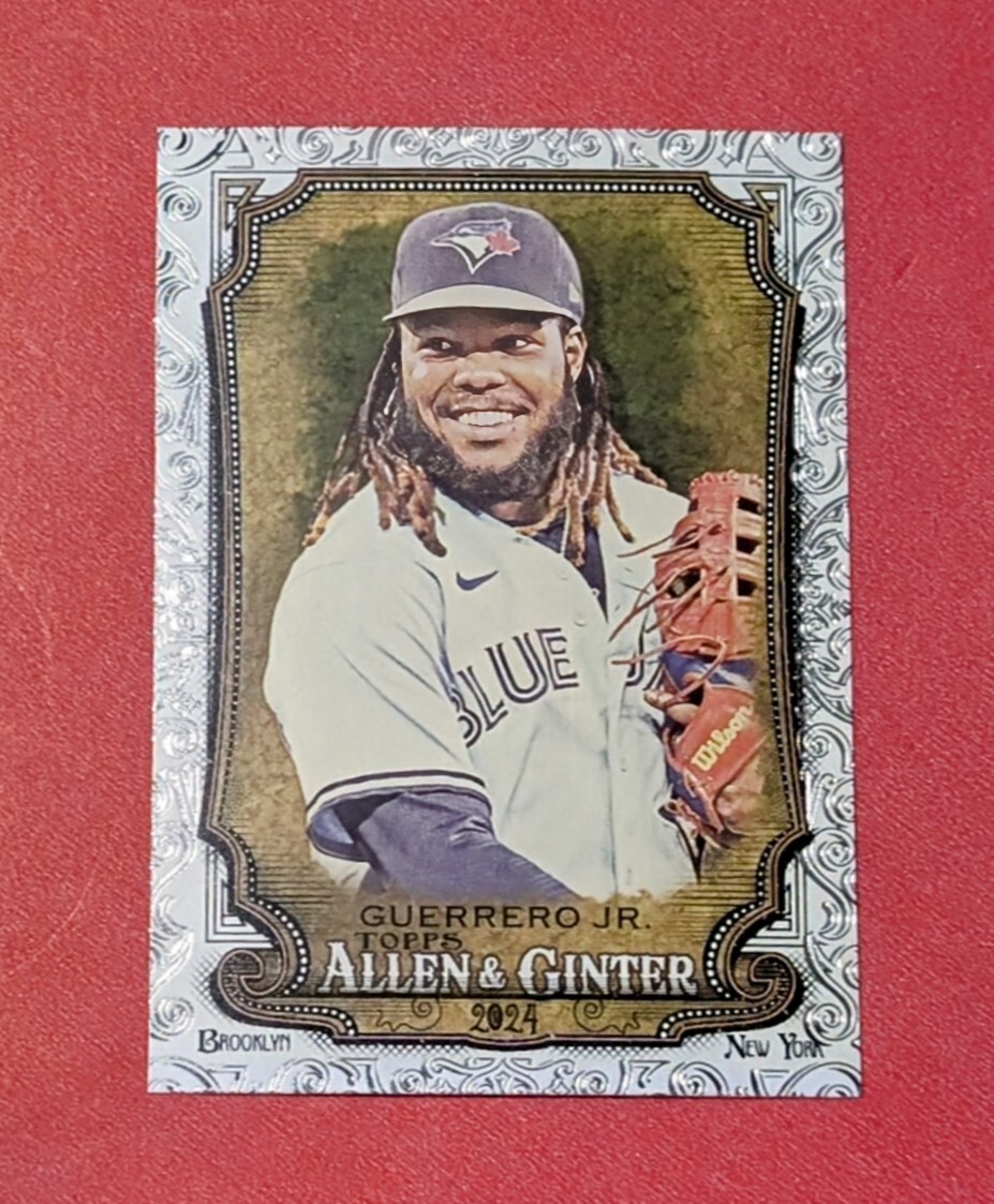 🔥2024 Topps Allen & Ginter Vladimir Guerrero Jr Silver Foil Filigree | eBay