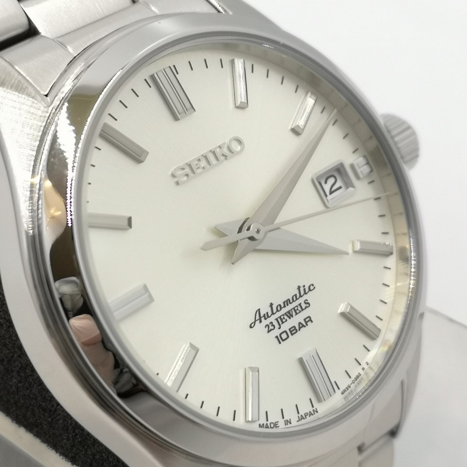 SEIKO SZSB011 White Shop Model Mechanical Wrist Men's Watch New in Box ...