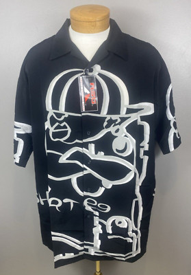 NWT VTG Y2K Arctic Shortee Homie Streetwear Shirt Men's Sz XL Button ...