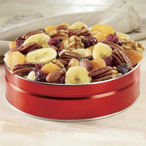 Fruit & Nut California Mix In Decorative Tin 1 Lb. 4 Oz. Net Wt. | eBay
