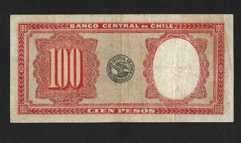 Chile 100 pesos 1947-56 P-113 F+ | eBay