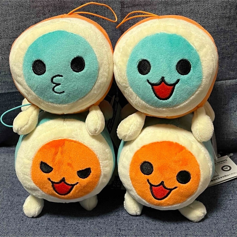 Taiko No Tatsujin Plush Doll Mascot Full Complete Set Bandai From Japan ...