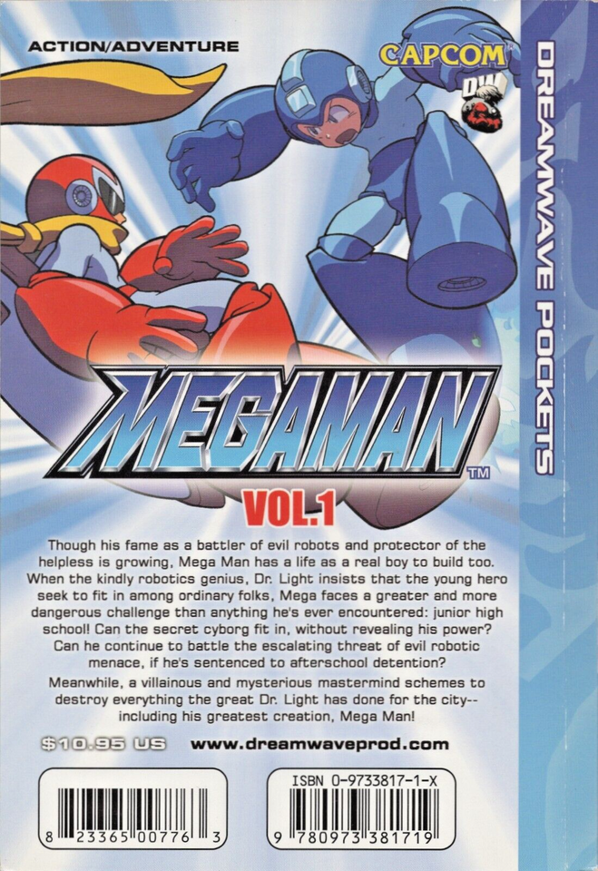 Mega Man: Volume 1 Trade Paperback - Dreamwave, 2003 - Megaman ...