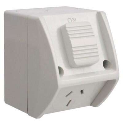 Tradesave Weatherproof Single GPO Power Point 10amp TSWPGPO1 | eBay ...