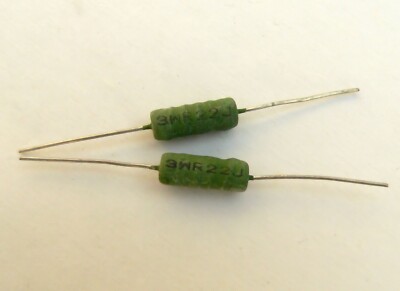 0.22 Ohm 3W Emitter Resistor Pair for Transistor Amplifier Bias | eBay