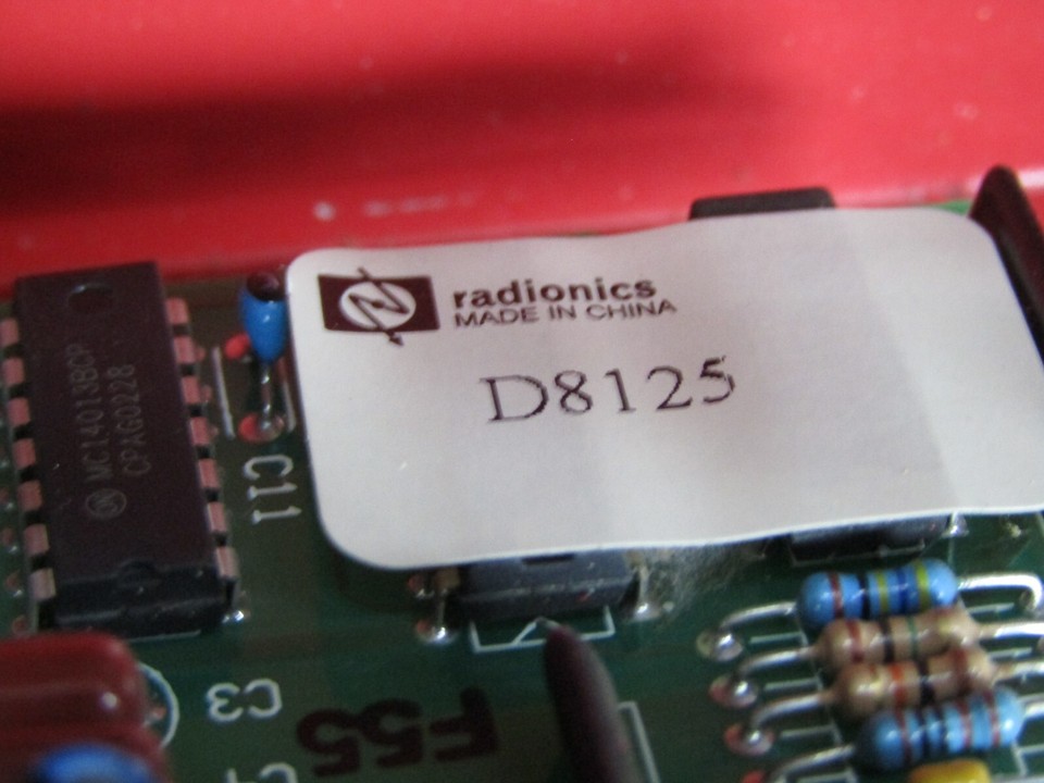 BOSCH PROTECTED PREMISES CONTROL PANEL W/ RADIONICS FIRE CONTROL PANEL ...