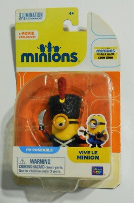Minions Vive Le Minion 2.5" Figure, Illumination Ent. | eBay