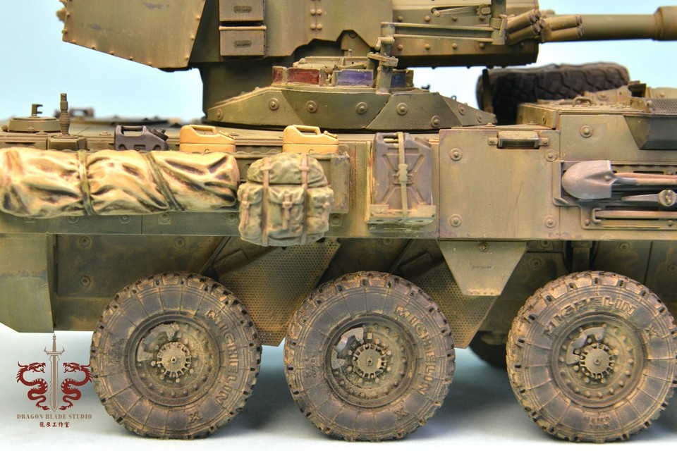 Built Model 1/35 Stryker M1128 MGS Finished | eBay