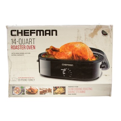 Chefman 14 Quart Electric Roaster Oven with Slow Cooker Function ...