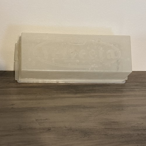 VINTAGE TUPPERWARE ~ 2 lb VELVEETA CHEESE KEEPER STORAGE CONTAINER Used ...