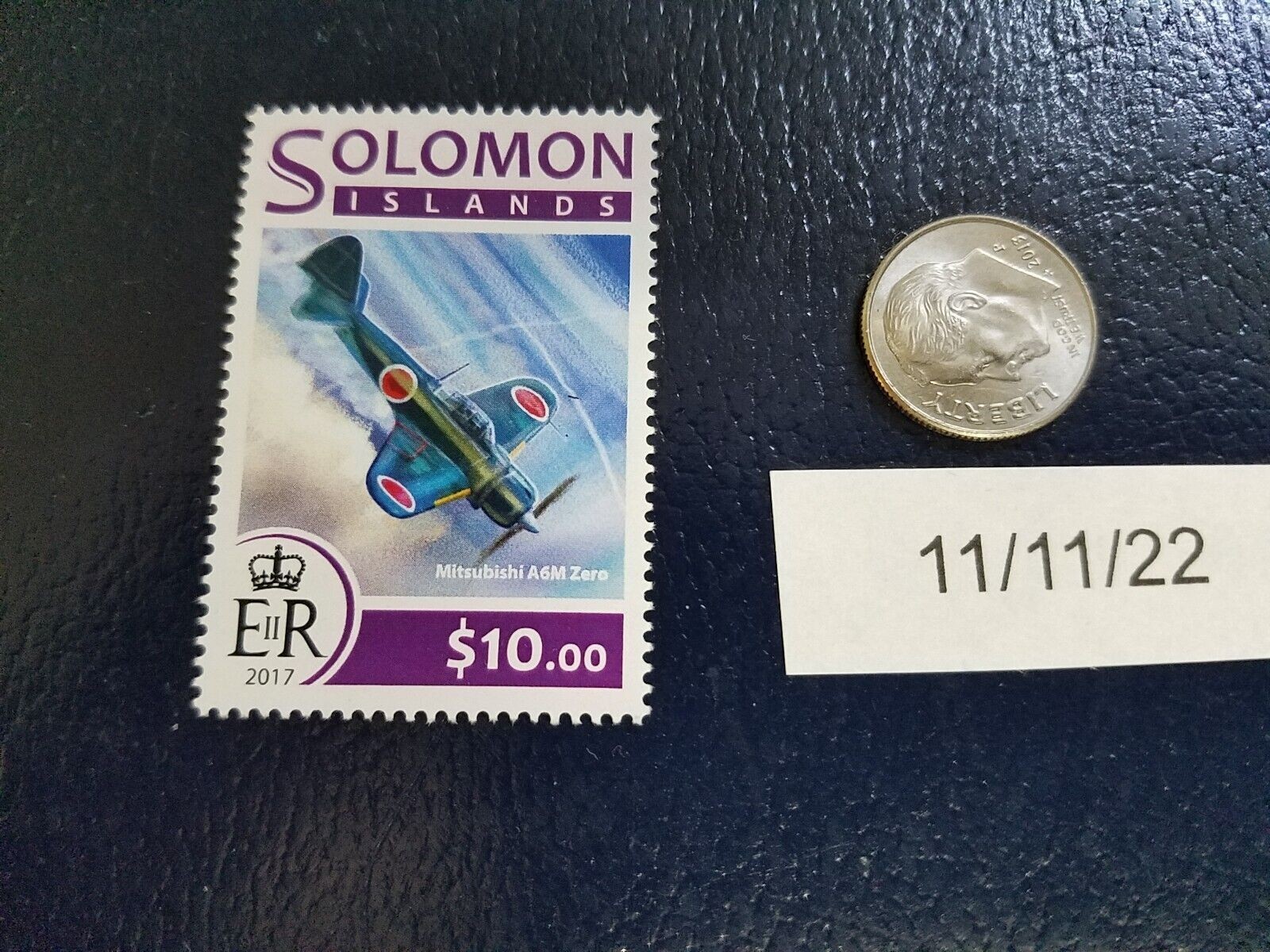 Mitsubishi A6M Zero Fighter aircraft 2017 Solomon Islands Stamp | eBay