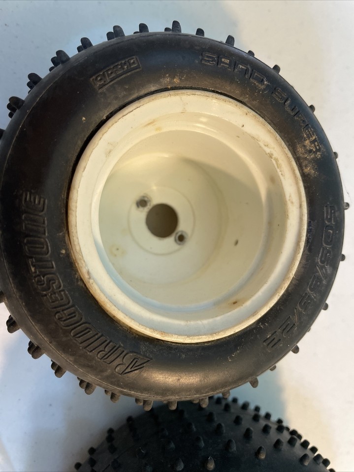 Team Associated RC10 RC10T Rear RareWheels And Tires Hubs And CVD 122 ...
