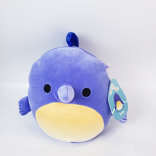 Squishmallow Sealife Swish the Blue Swordfish 8 Inch Soft Plush Toy New ...