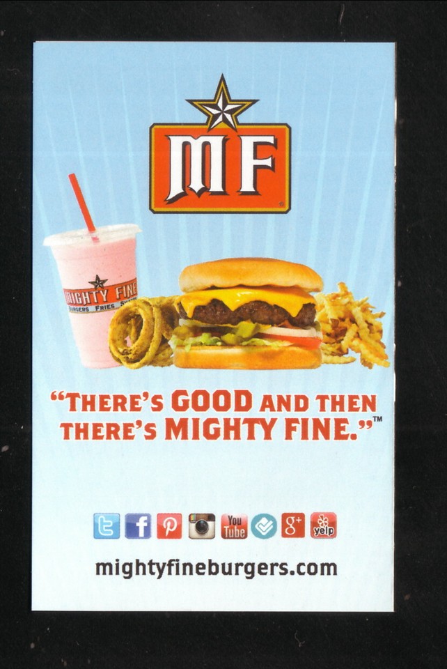 Texas Longhorns--2016 Football Pocket Schedule--Mighty Fine Burgers | eBay