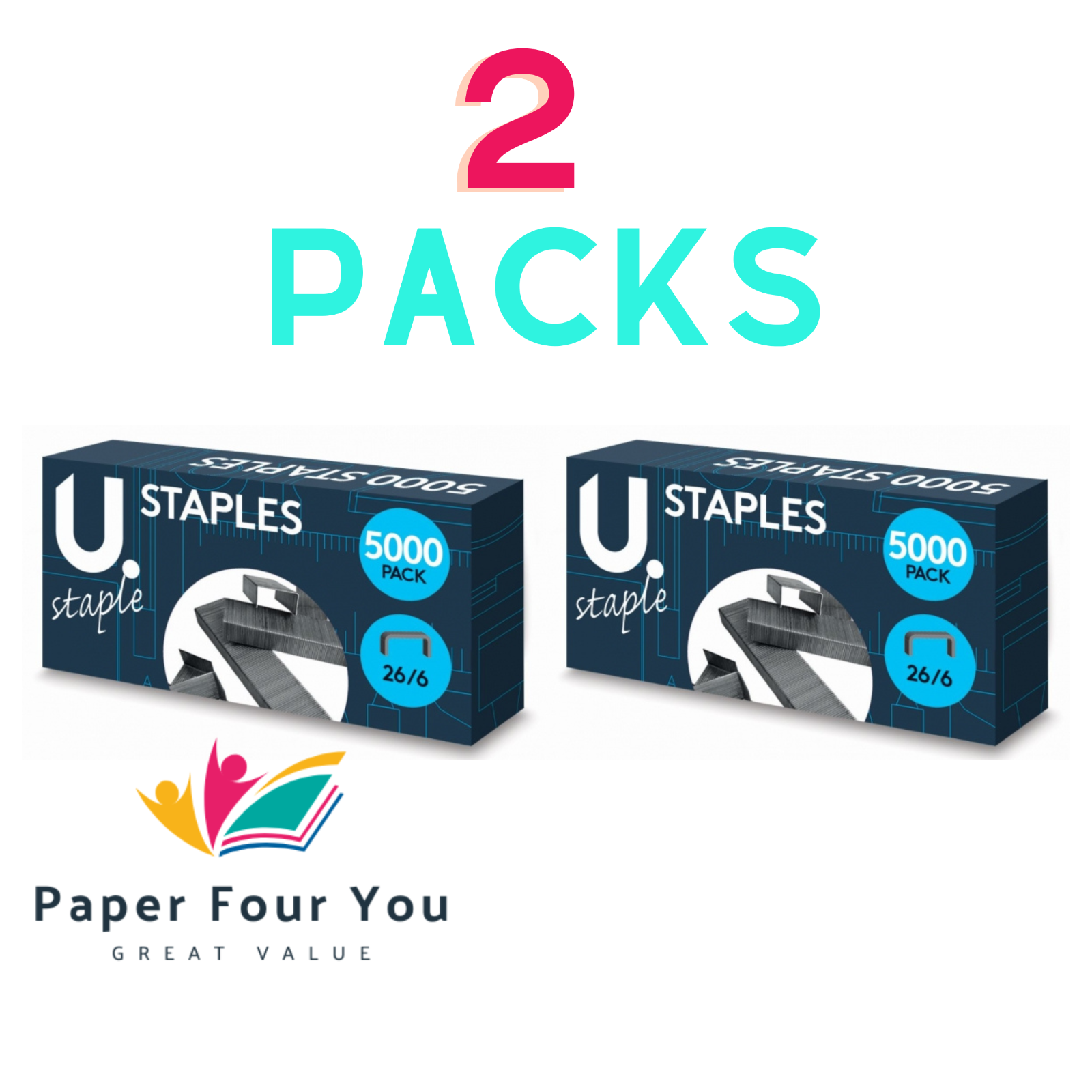 Stapler Staples 26/6 Fits Rexel 56 Standard Refill 5000 Pack Home ...