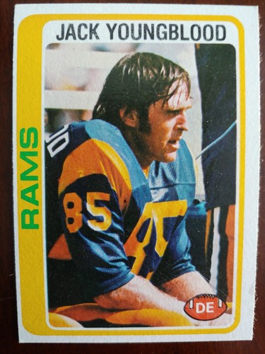 1978 TOPPS FOOTBALL JACK YOUNGBLOOD LOS ANGELES RAMS #265 | eBay