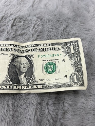 2017A STAR NOTE $1 DOLLAR BILL ( ATLANTA F ) Run Short Print ...