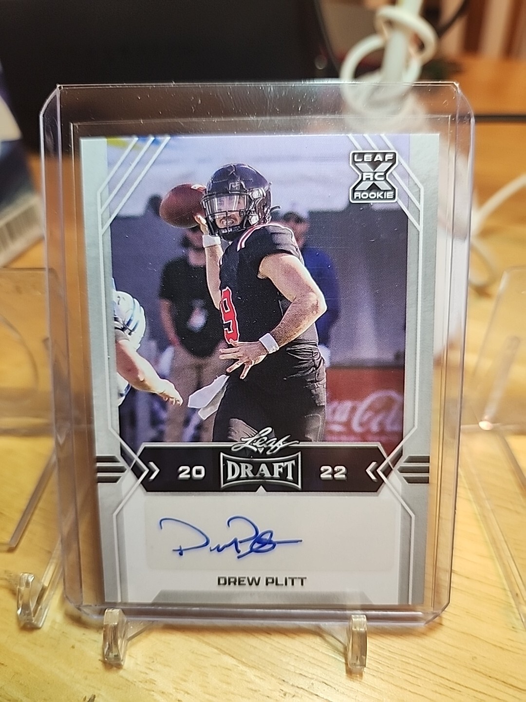2022 LEAF DRAFT DREW PLITT BALL ST QUARTERBACK AUTO NICE | eBay