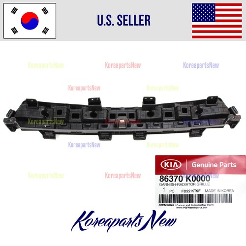 Grille Front Bumper Garnish Upper 86370K0000 ⭐GENUINE⭐ fits Kia Soul ...