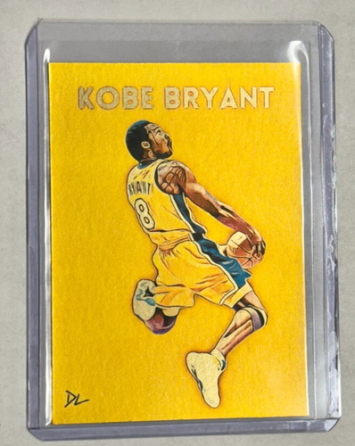 Kobe Bryant Gold Plated Artist Signed "Los Angeles Lakers" Trading Card ...