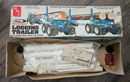 AMT T528 #1 Peerless Logging TRAILER KIT Model Car Mountain 1/25 | eBay