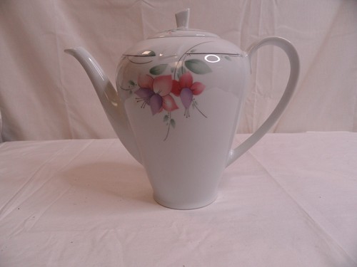 Winterling Roslau Bavaria Coffee Tea Pot Carafe Flowers Porcelain West ...
