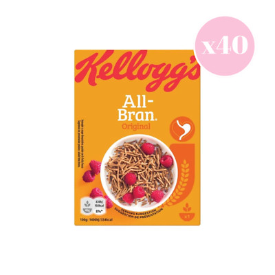 Kellogg's All Bran Single Serve Portion Packs Cereal 45g - X40 Boxes | eBay