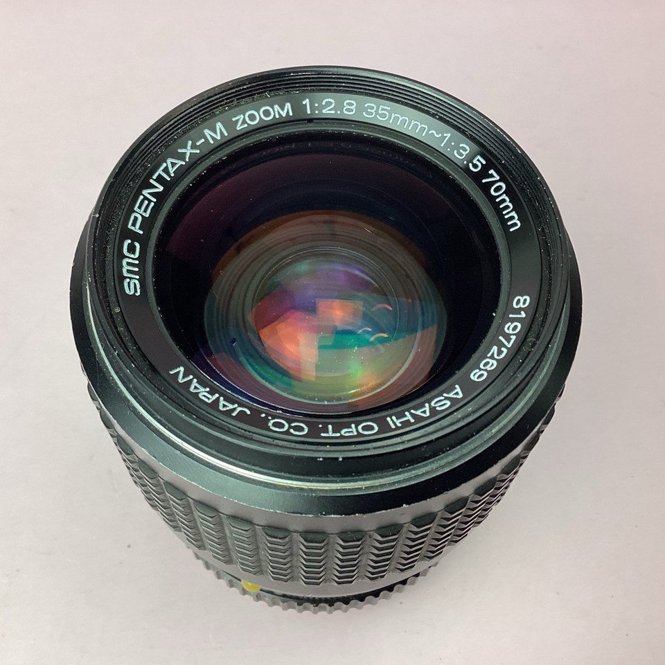 Vintage Pentax MG SLR Film Camera w/Lens *DAMAGED-FOR PARTS/REPAIR* (2B ...